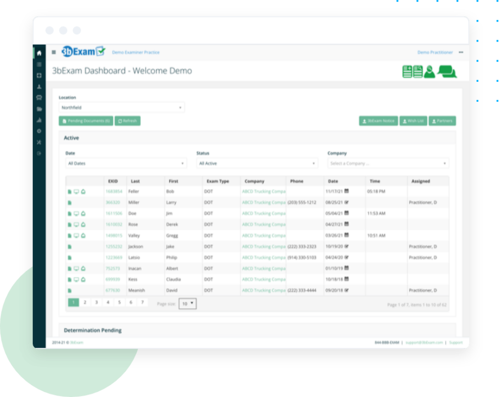 DOT Medical Exam Software Exam Management Solution 3bExam dot-medical-exam-software-exam-management-solution-3bexam