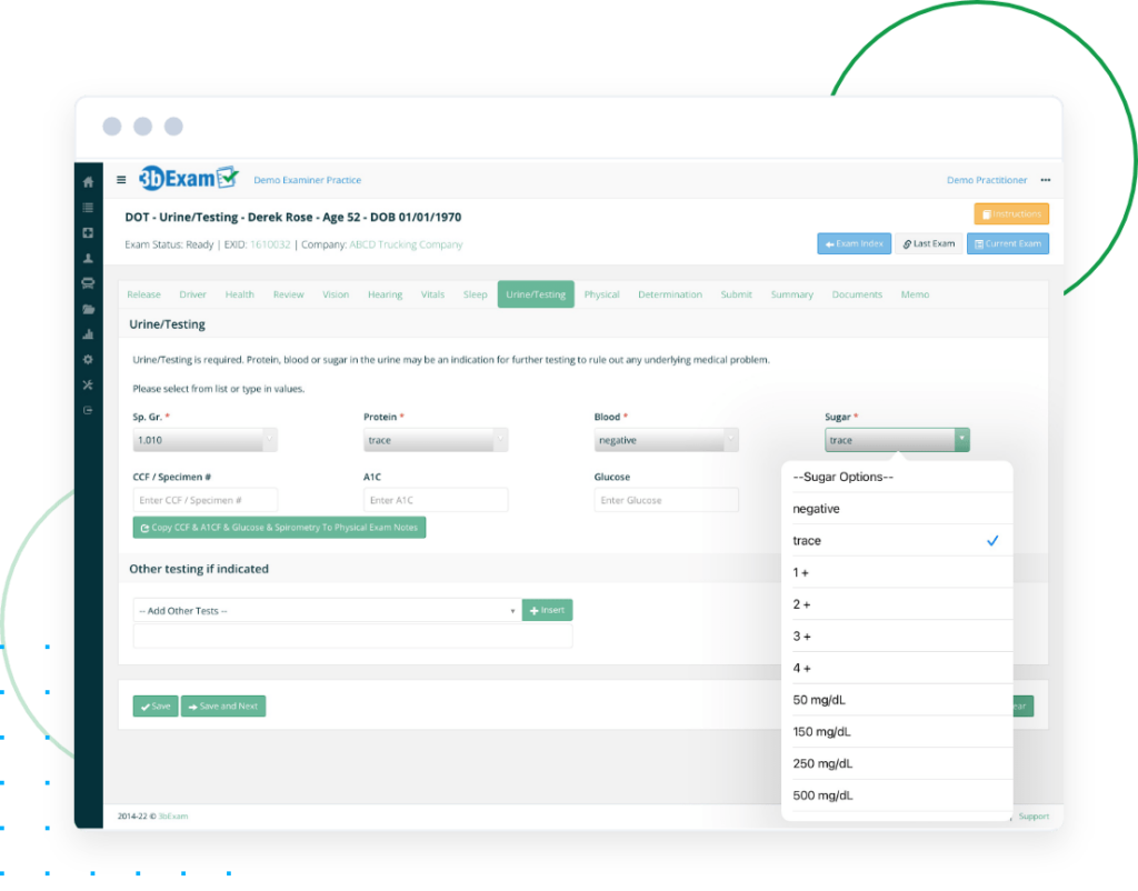 Occupational Health Exam Software | 3bExam